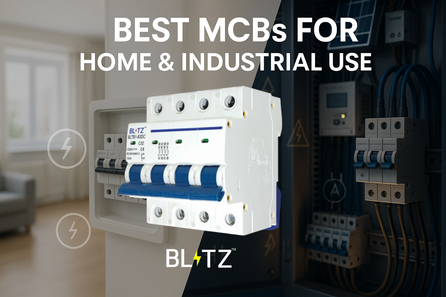 Best MCBs for Home & Industrial Use | Blitz DC MCBs Guide